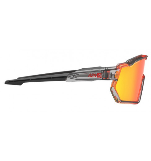 AZR PRO Race RX cycling glasses - Black lacquered crystal / black ...