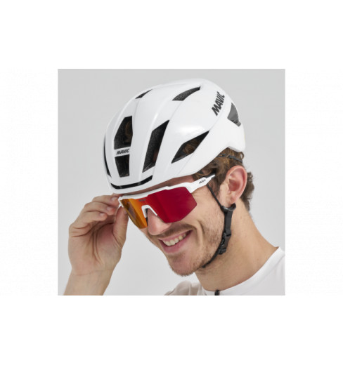 MAVIC MVS Shield cat 3 bicycle glasses - white/red CYCLES ET SPORTS