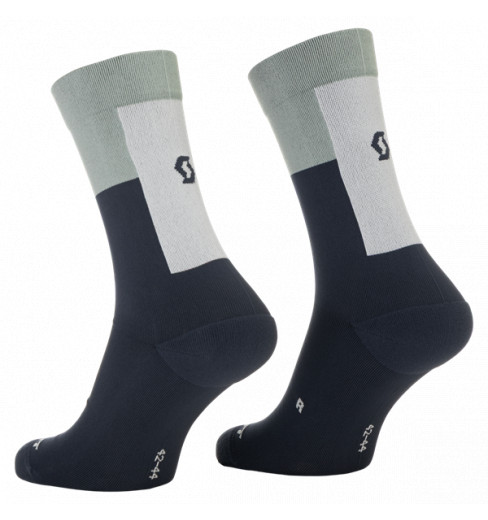 SCOTT 2026 Block Stripe Crew cycling socks CYCLES ET SPORTS
