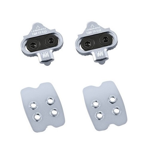 Shimano SM-SH56 SPD multi-directional silver cleats + plate CYCLES ET ...