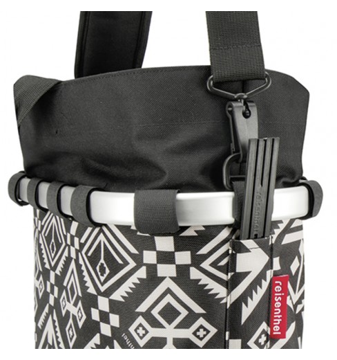 KLICKFIX Reisenthel front bike basket OVAL S Fleurs CYCLES ET SPORTS