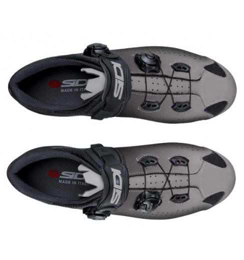 SIDI Genius 10 grey / black road cycling shoes CYCLES ET SPORTS
