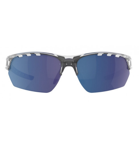 AZR IZOARD transparent / purple multilayer lens cycling sunglasses ...