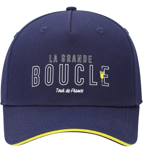 Tour de France 2024 Official La Grande Boucle Graphic Navy cycling cap ...
