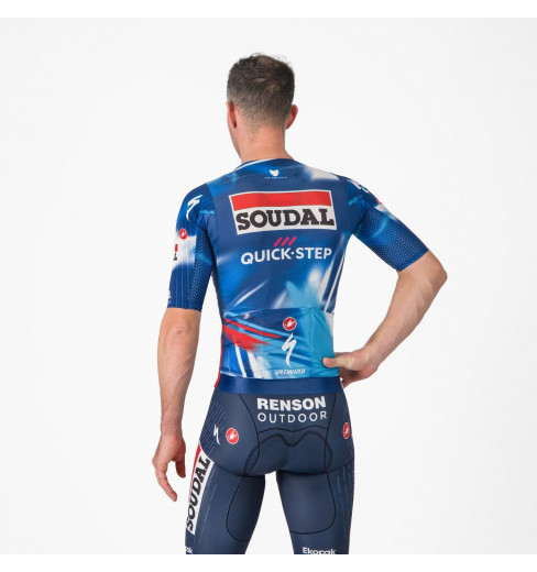 SOUDAL QUICK-STEP Aero Race 8S men's short sleeve cycling jersey - 2025 ...
